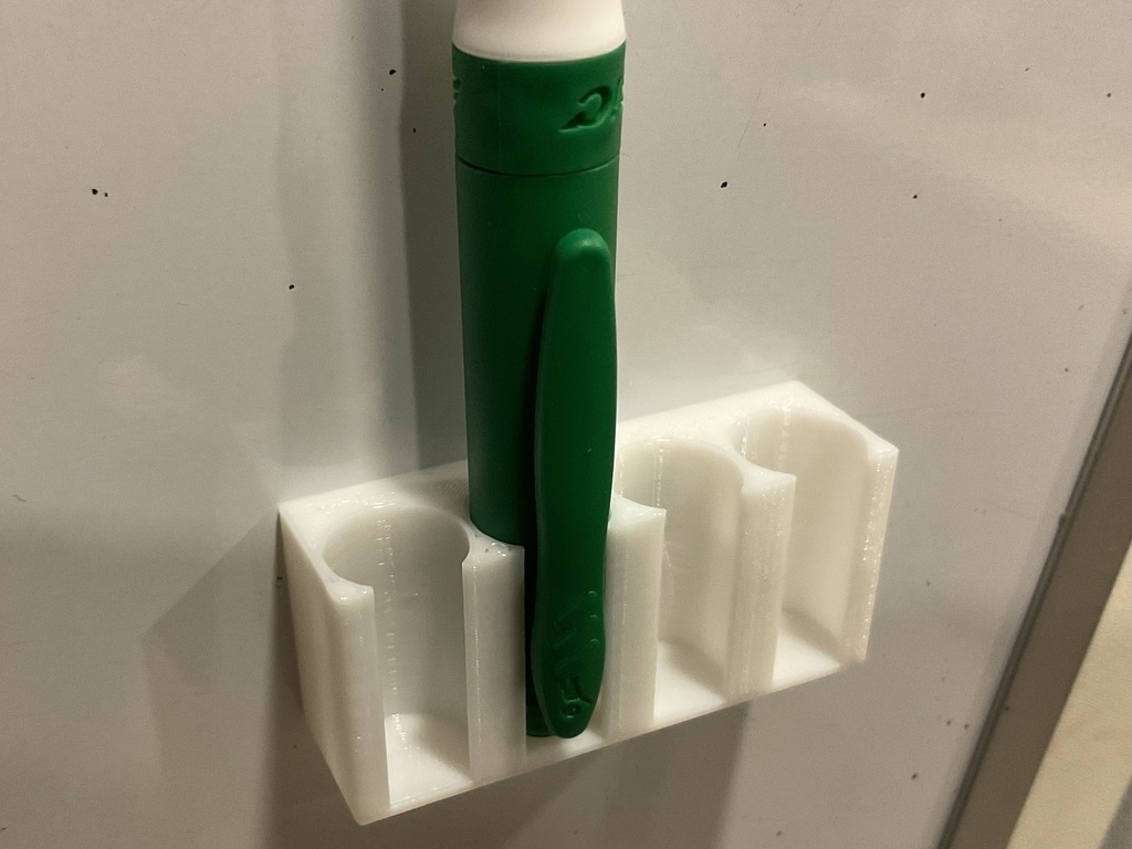 Free 3D file DryErase Pen Holder (Bic or 12mm pens) with Magnets 🖊️ ...