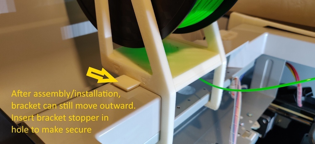 Free 3D file XYZ DaVinci Top Mount Spool Bracket・3D print model to ...
