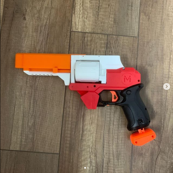 Free 3D file NERF Meaker Mk14 Knockout-Revolver 🎲・Design to download ...