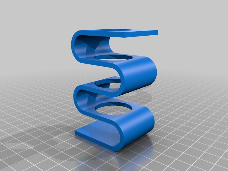 Free 3D file Single Curve test tube holder・3D printing model to ...