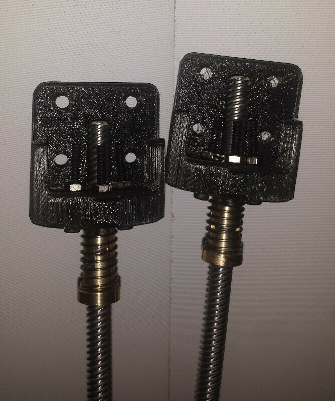 Free 3D file Taz 4 Z Nut Mount for T8 Leadscrew・3D print model to ...