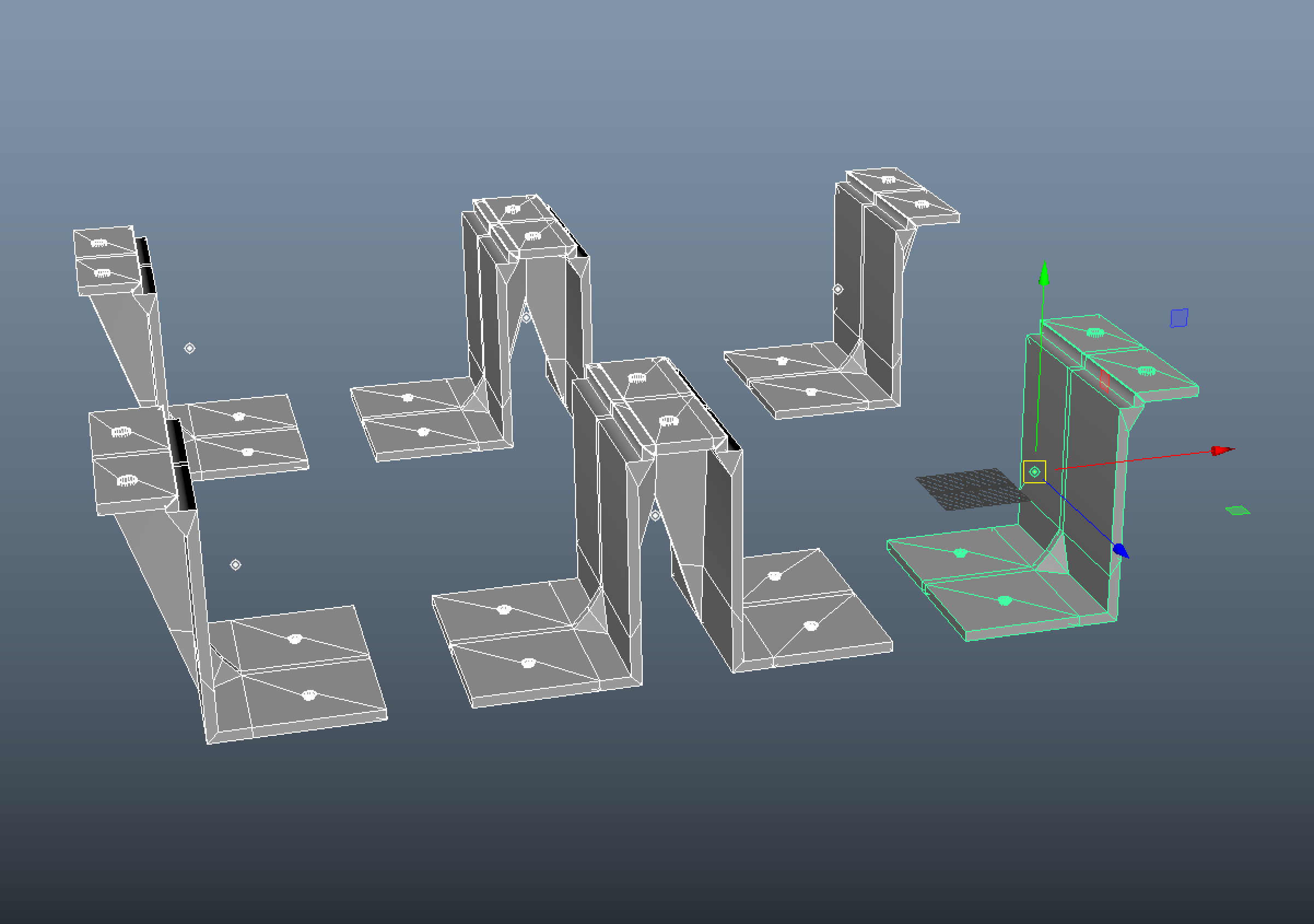 STL file under the desk sliding drawer brackets 🏢・3D printing template ...