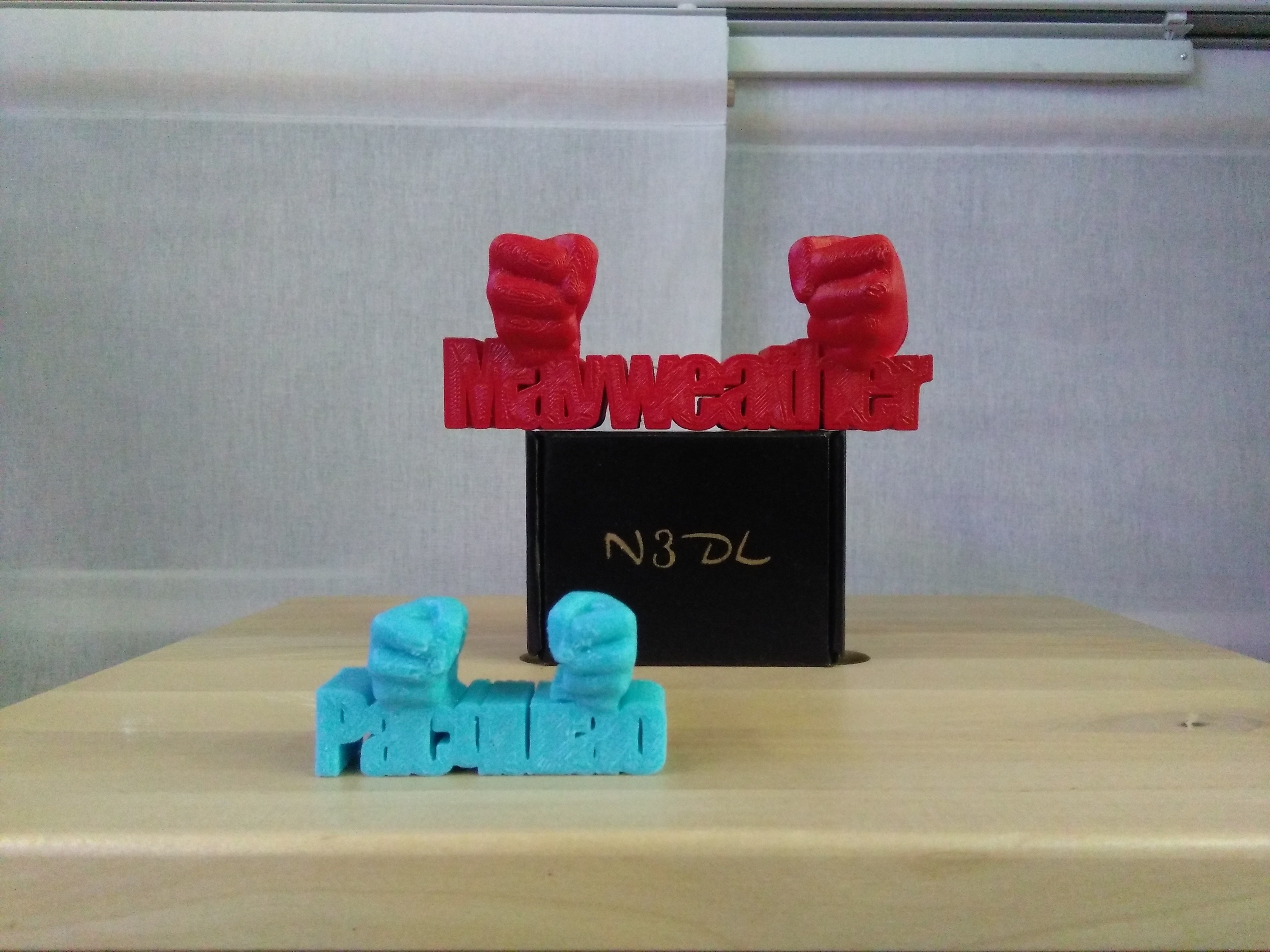 Free STL file Maywheather・3D printer model to download・Cults