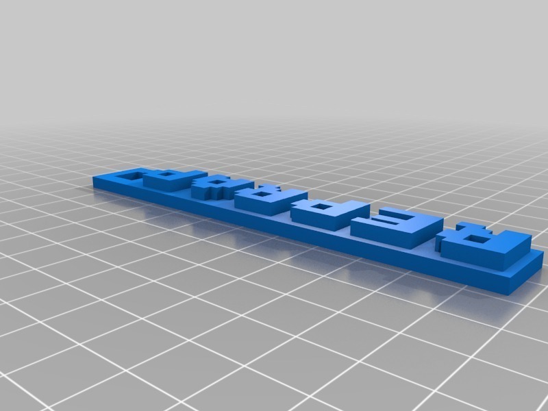 Free 3D file Parametric Name Tag・3D printable model to download・Cults