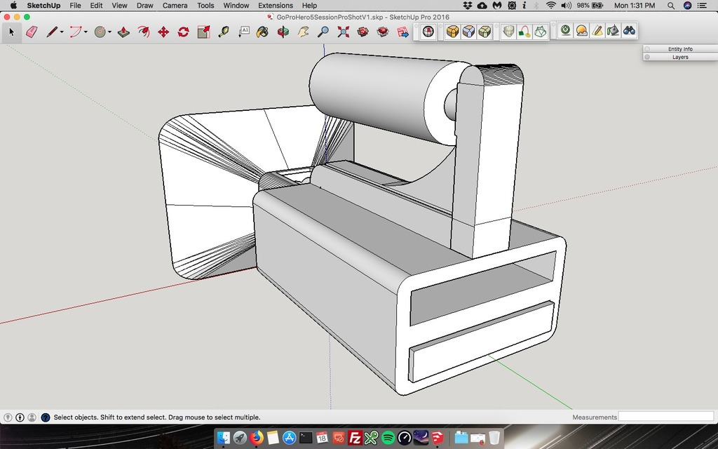 Free 3D file GoPro Hero 5 Session - ProShot Rig 🧞‍♂️・3D printing ...