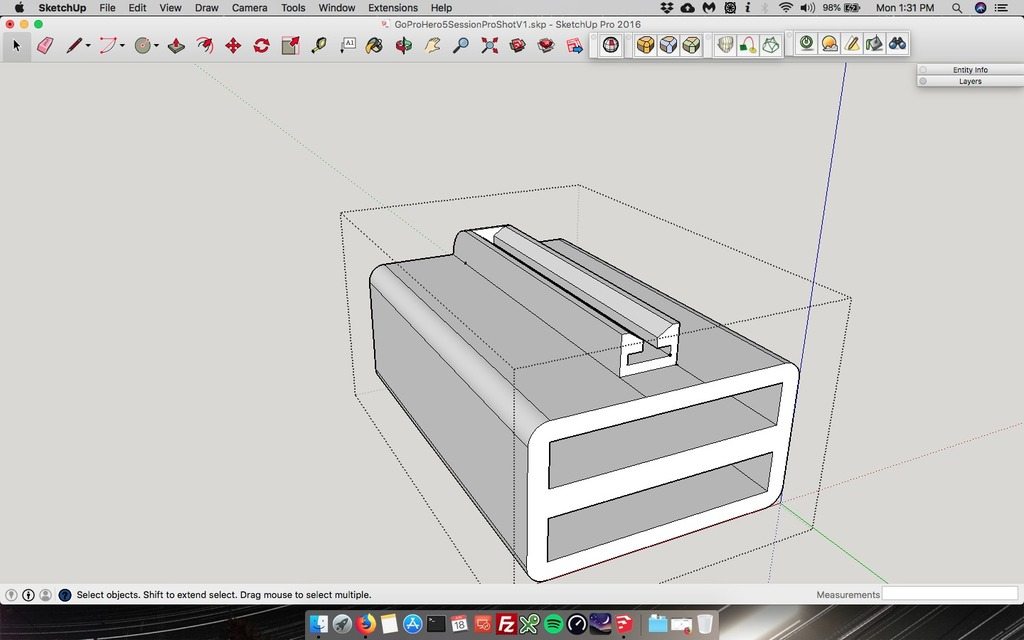 Free 3D file GoPro Hero 5 Session - ProShot Rig 🧞‍♂️・3D printing ...