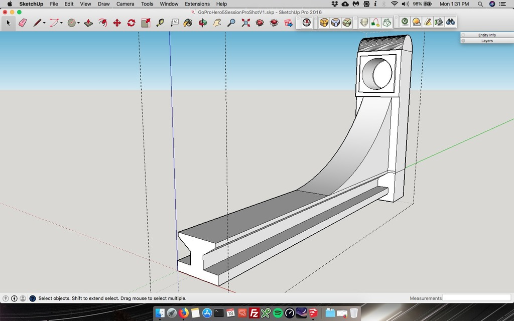 Free 3D file GoPro Hero 5 Session - ProShot Rig 🧞‍♂️・3D printing ...