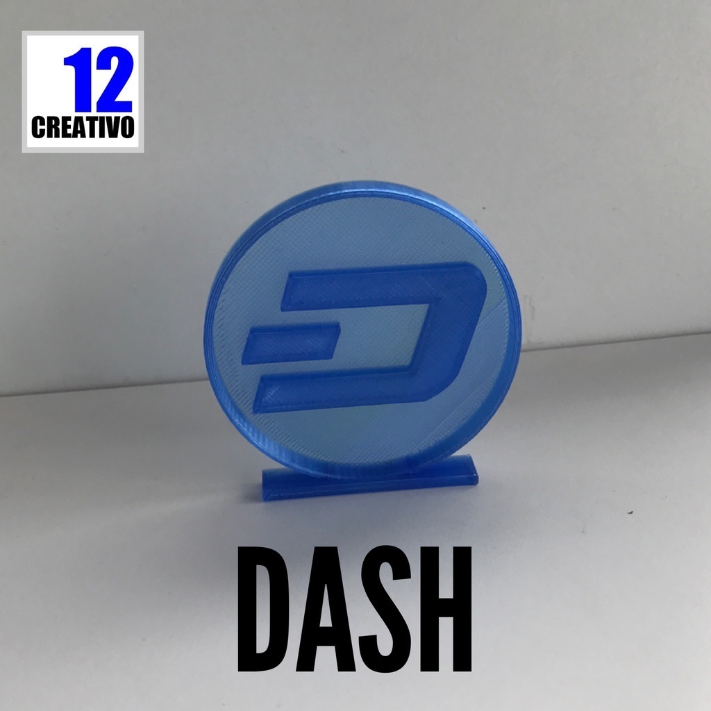 Free 3D file Dash Coin Crypto Currency Stand・Model to download and 3D ...