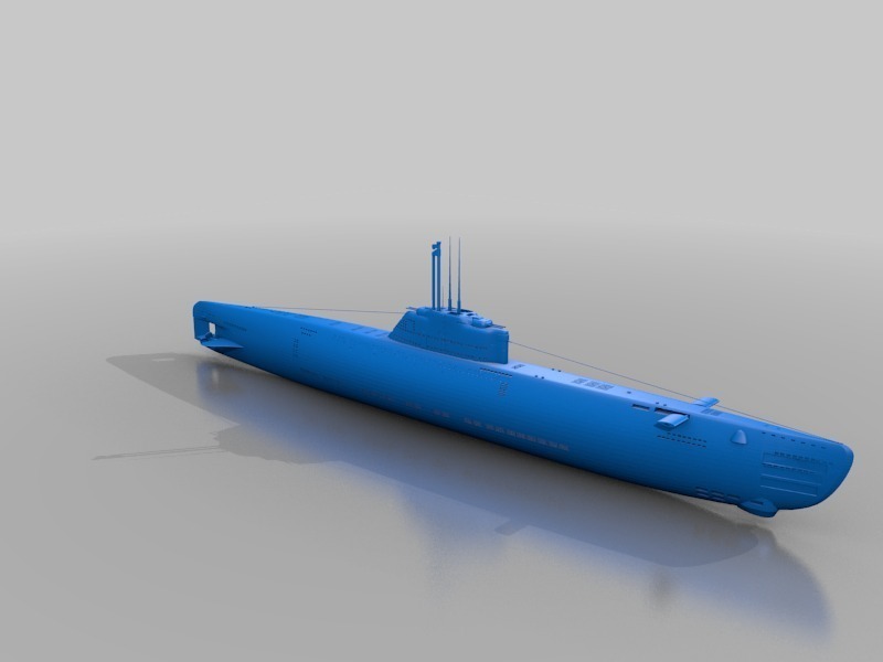 Free 3D file submarine・Template to download and 3D print・Cults