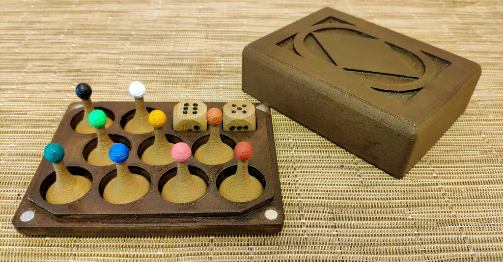 Free 3D file Box pedine e dadi・3D printable model to download・Cults