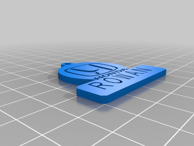 Free 3D file Honda custom keyring・3D print design to download・Cults
