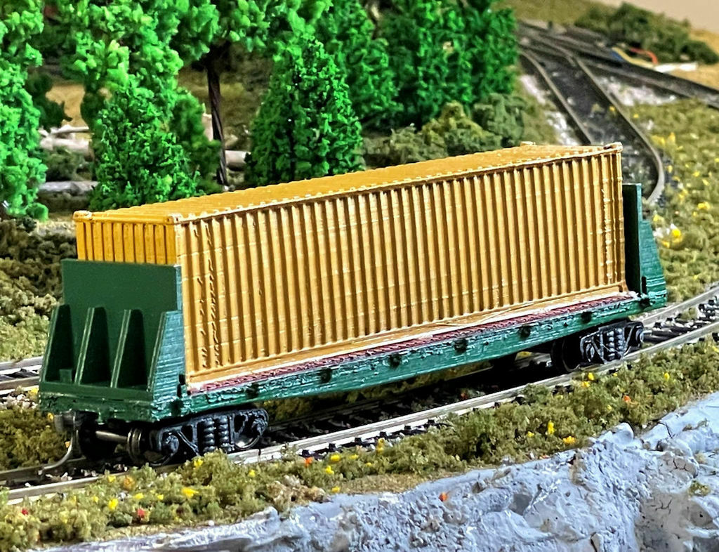 Free 3D file HO Scale 45ft Flatbed Bulkhead Train Car 🚆・Object to ...