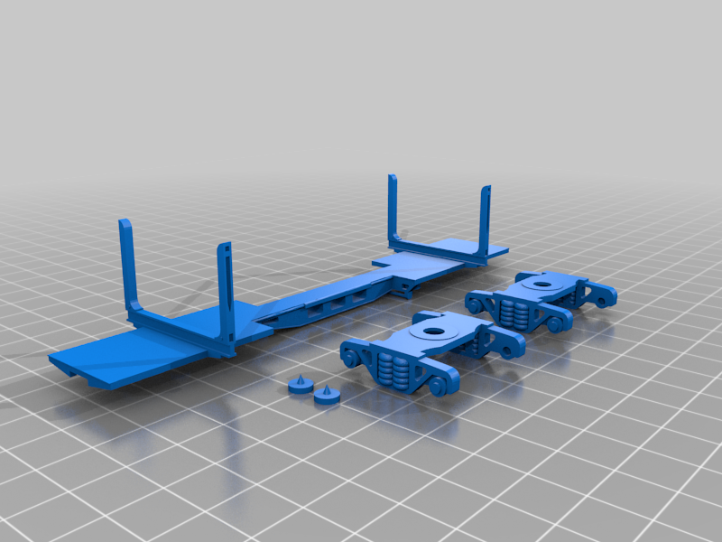 Free 3D file 40Ft FE Class (Log Wagon HO Scale) 🚗・3D printer design to ...