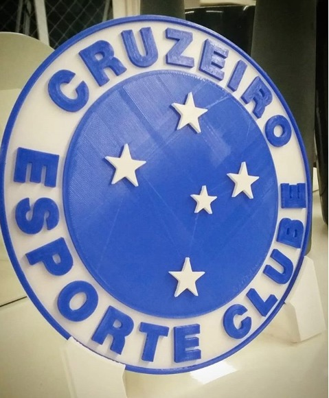 Free 3D file Brasao Cruzeiro (Team Crest)・Object to download and to 3D ...