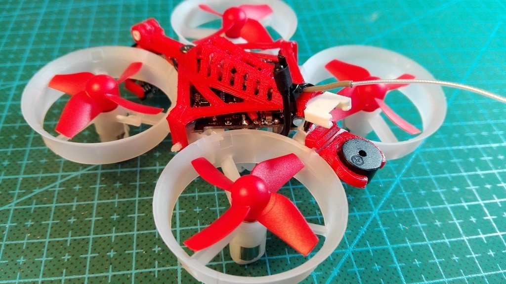 Free 3D file Tiny Whoop Canopy Camera Buzzer Mount 📷・Design to download ...
