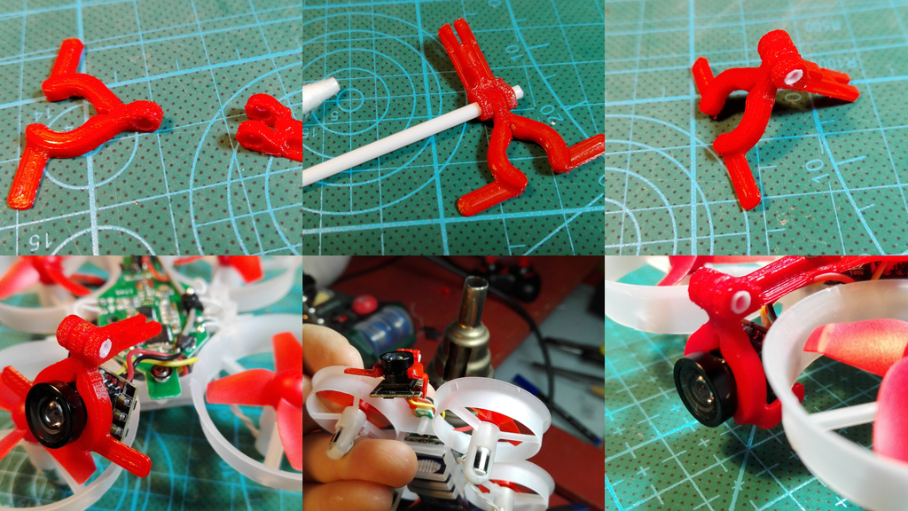 Free 3D file Tiny Whoop Canopy Camera Buzzer Mount 📷・Design to download ...