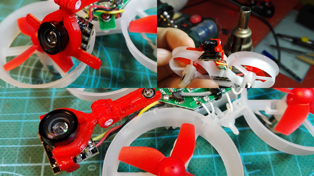 Free 3D file Tiny Whoop Canopy Camera Buzzer Mount 📷・Design to download ...