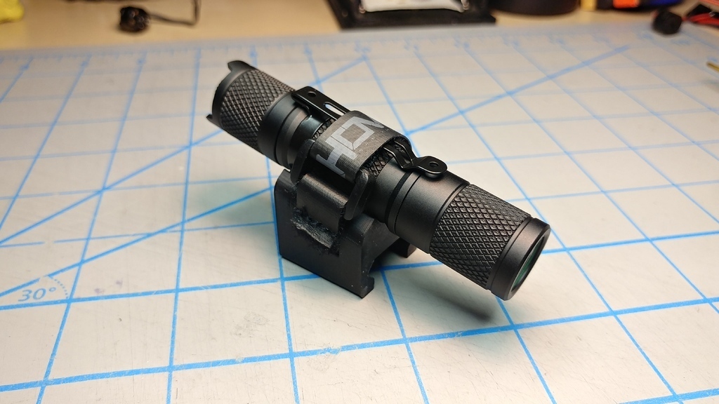 Free 3D file EDC Flashlight Helmet Mount・3D printer design to download ...