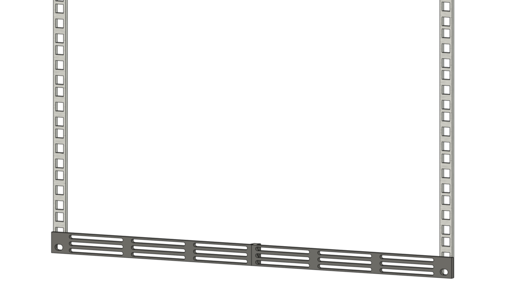 Free 3D file Customizable 19-inch server rack blends 🔌・Model to ...