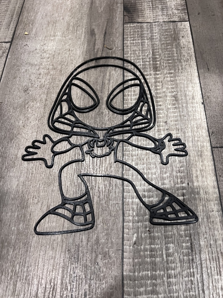 Free 3D file 2D Ghost Spidey Gwen・3D printable model to download・Cults