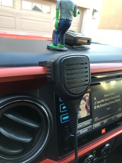 Free 3D file Tacoma dash hand radio mount・3D print design to download・Cults