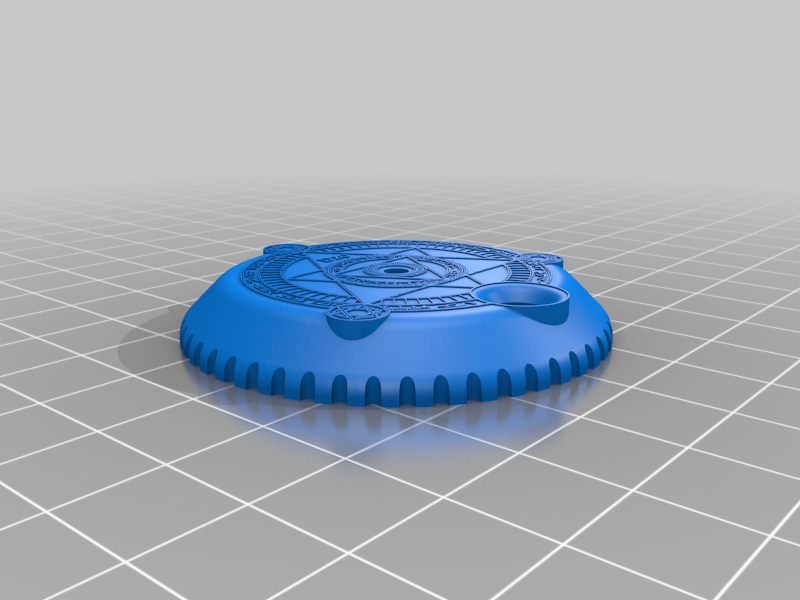 Free 3D file D20 Interactive Pocket Watch / Ratchet / Spinner・Design to ...