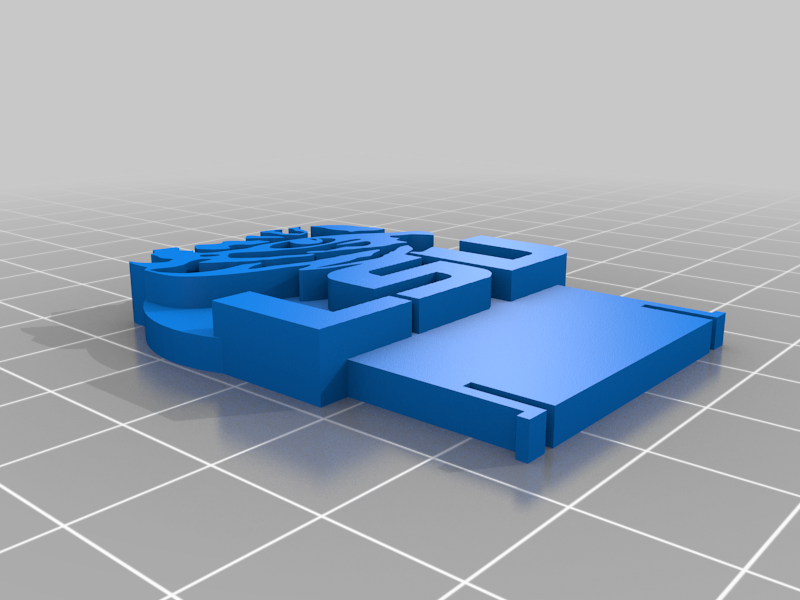 Free 3D file LSU Tigers HardHatClip・3D printable object to download・Cults