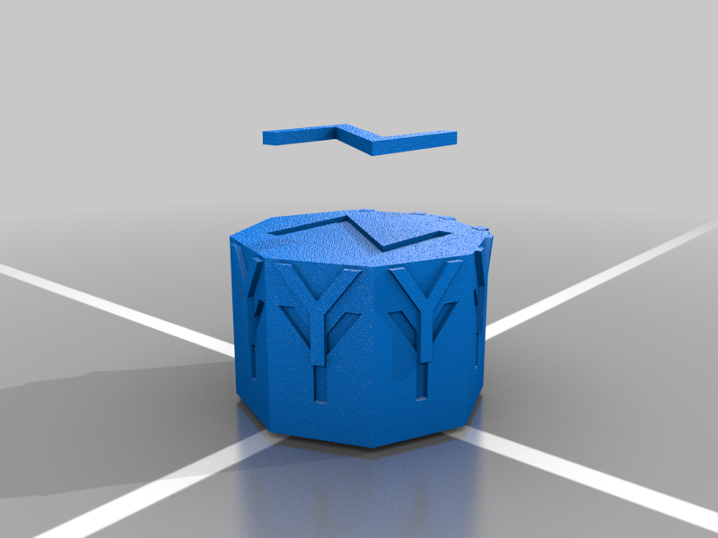 Free 3D file calibration octagon cube・Template to download and 3D print ...