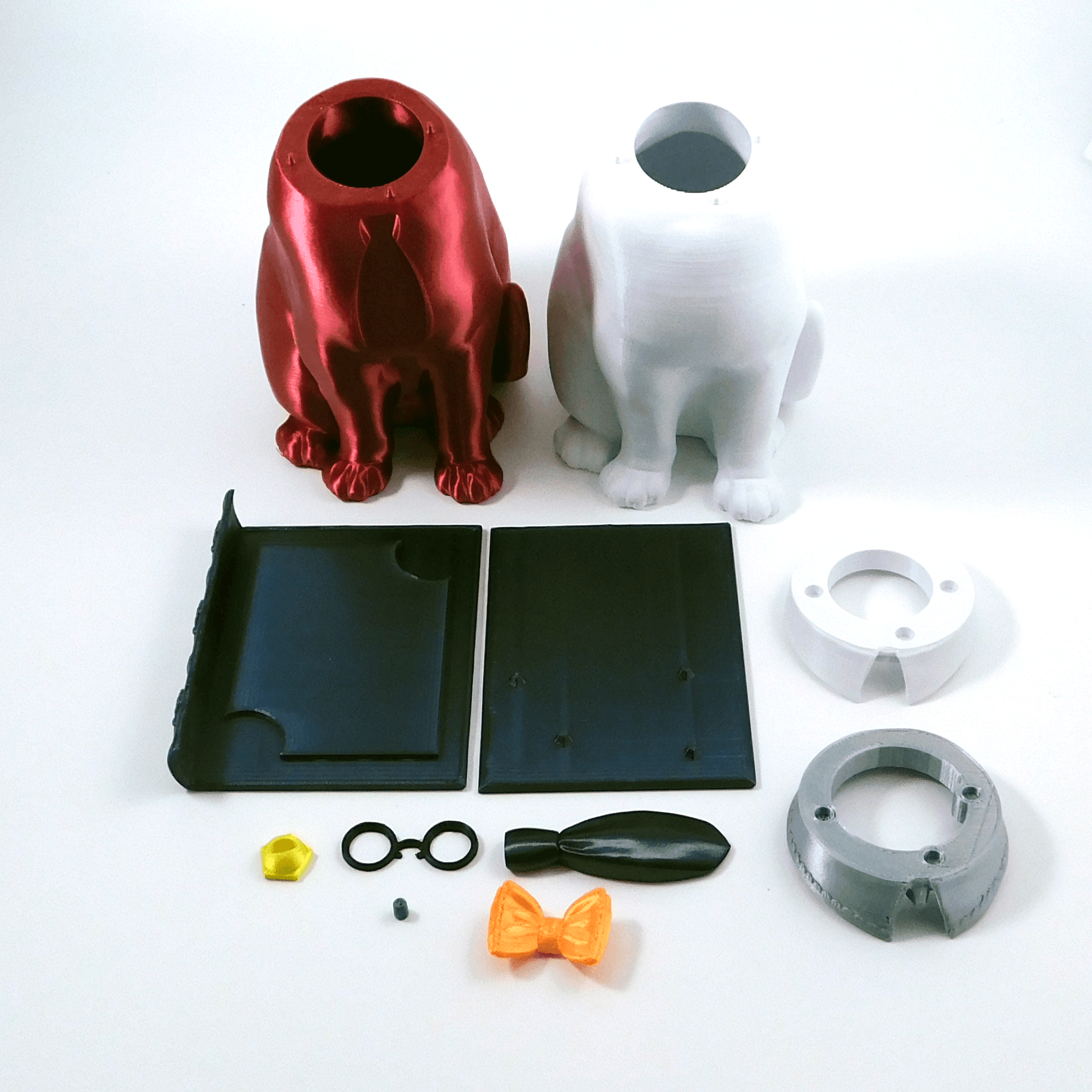 Fichier STL Murphy The Library Cat (with secret book box) -Single ...