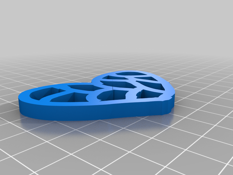 Free 3D file 2D heart 💜・3D print design to download・Cults