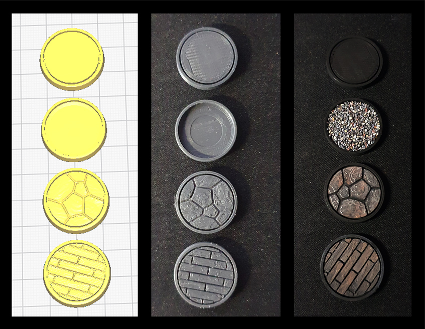 Free 3D file Medium Bases 🎲・Model to download and 3D print・Cults