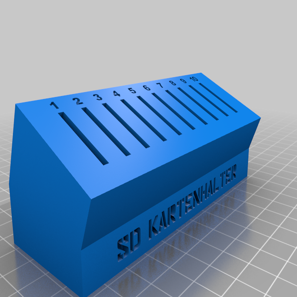 Free 3D file SD Card Holder / SD Card Holder・3D printing idea to ...