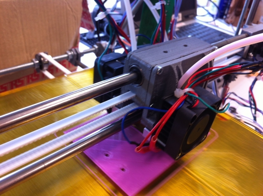 Free 3D file Simpler X carriage | RepRapPro Tricolour Mendel・3D printer ...