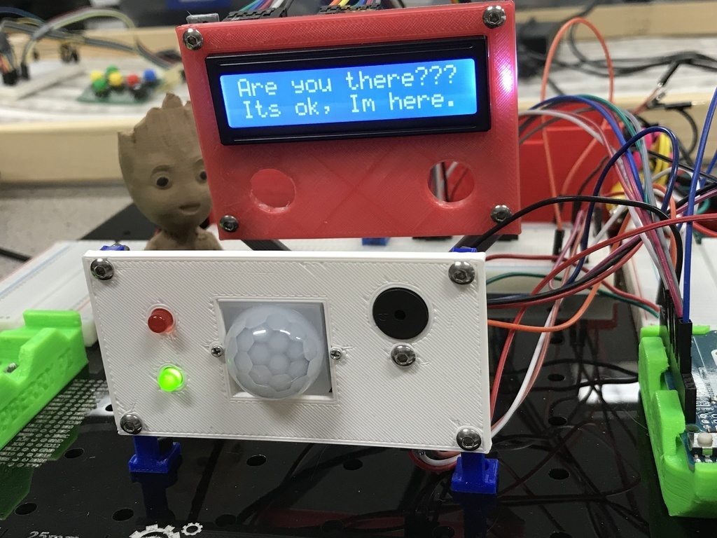 Free 3D file PIR Motion Sensor Alarm for 3DX・Template to download and ...