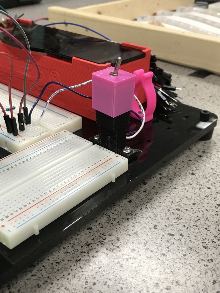 Free 3d File Toggle Switch Led System For 3dx・3d Printer Design To