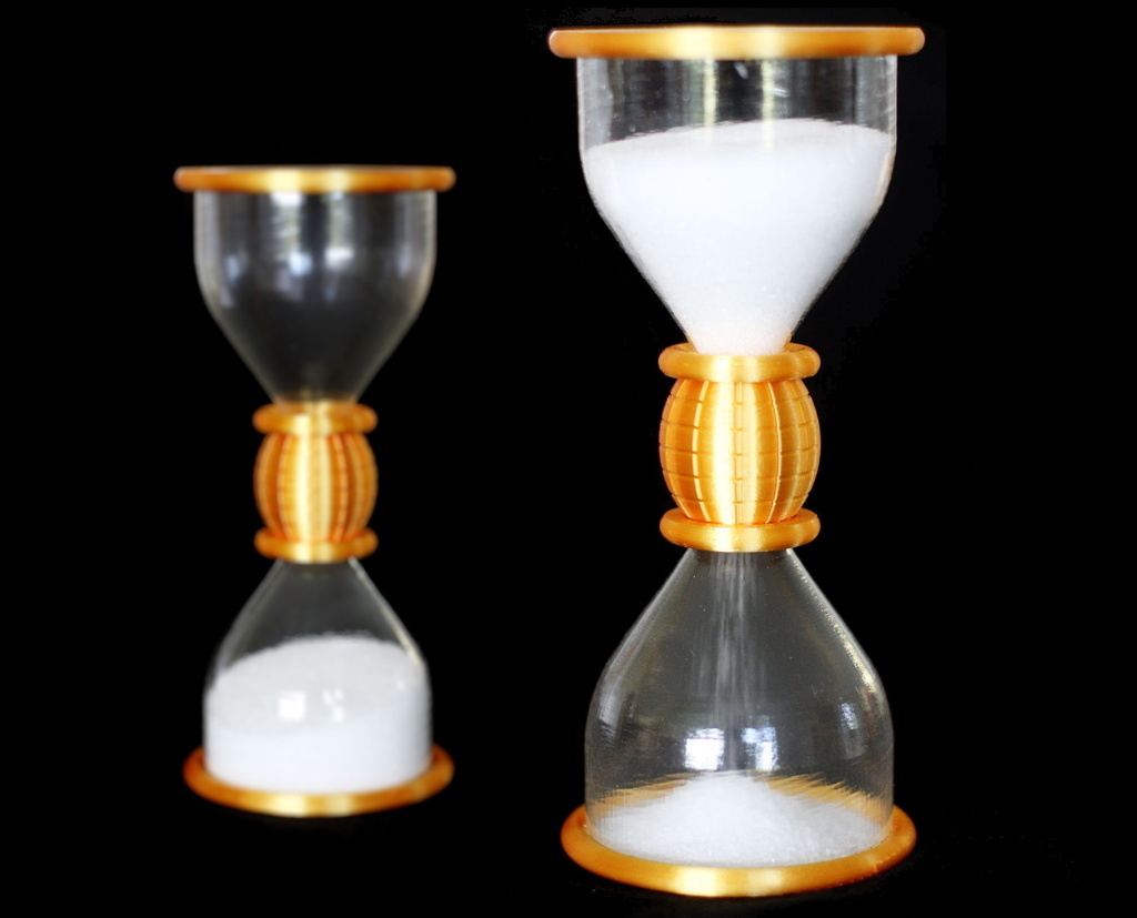 Free STL file Hourglass ⏳・Object to download and to 3D print・Cults