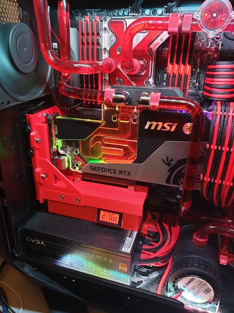 Free 3D file Single GPU Vertical Mount 2-3 Slot 🖥️・3D print object to ...