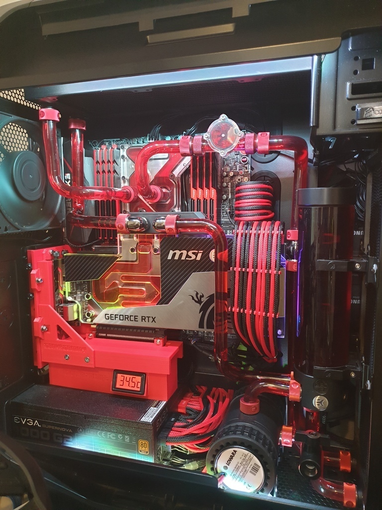 Free 3D file Single GPU Vertical Mount 2-3 Slot 🖥️・3D print object to ...