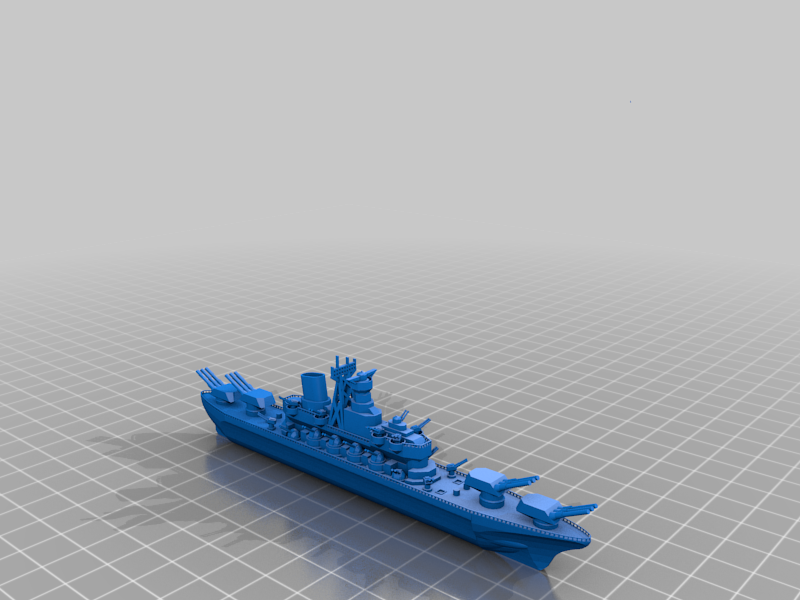 3D file 3D Battleship Model・3D print model to download・Cults