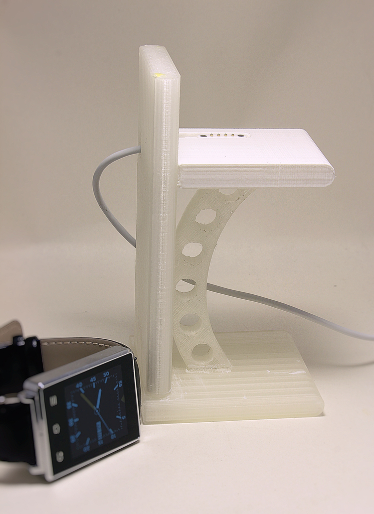 Free 3D file Smart Watches No.1 stand with charger・3D print design to ...