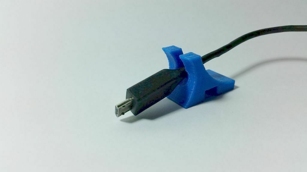 Free 3D file Cable holder hook guide - multiple copies snap together ...