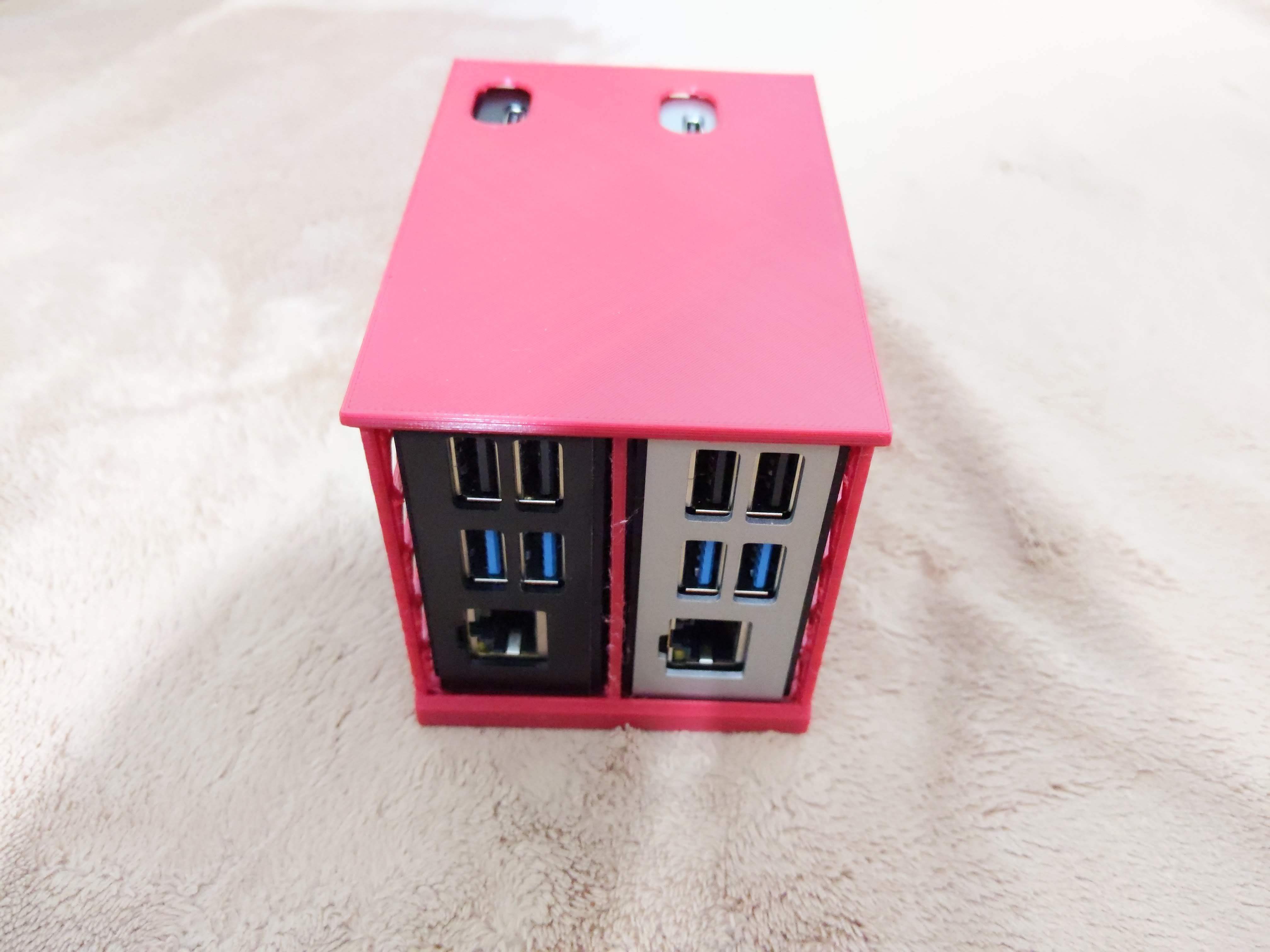 Free 3D file Raspberry PI 4 Double Flirc Case Holder・3D print design to ...