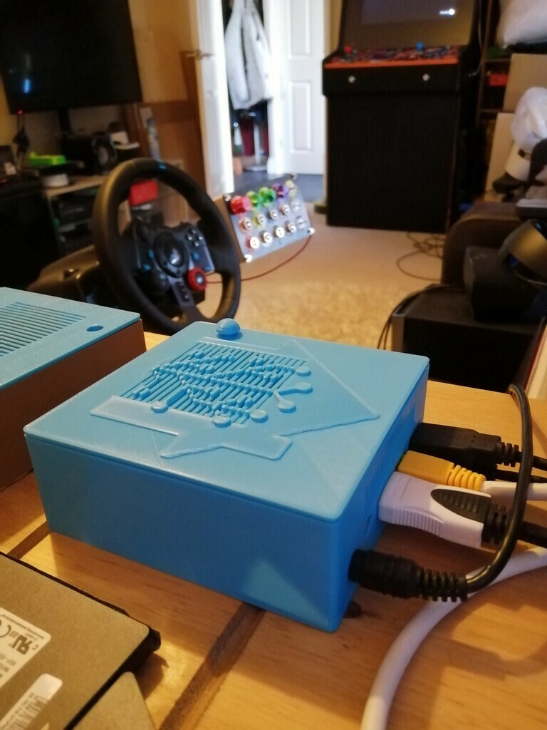 Free 3D file Case for Intel NUC5PPYB with Home assistant themed lid. 📦 ...