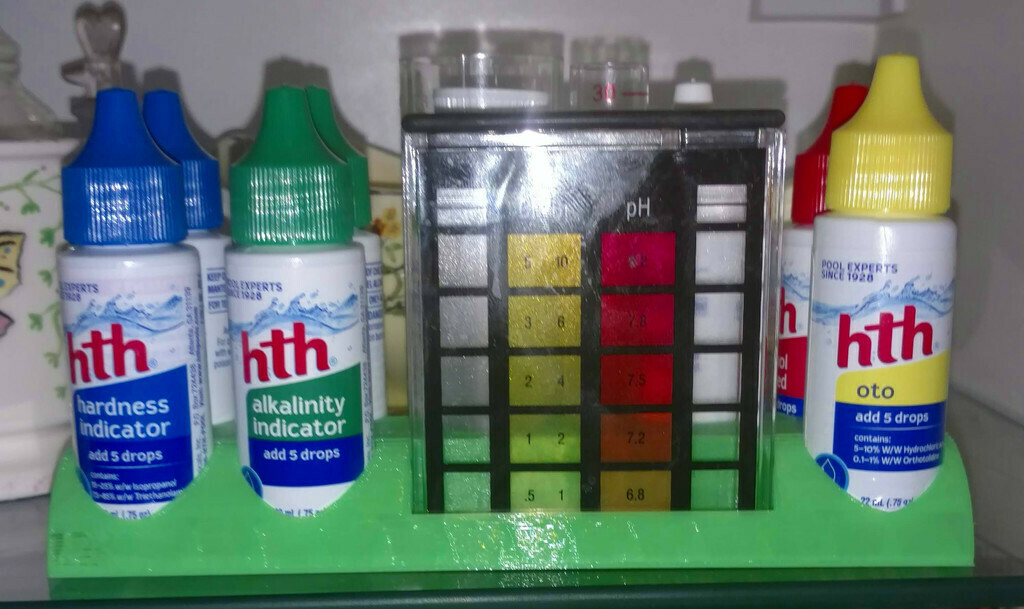 Free 3D file Swimming Pool Water Test Chemical Holder・3D print model to ...