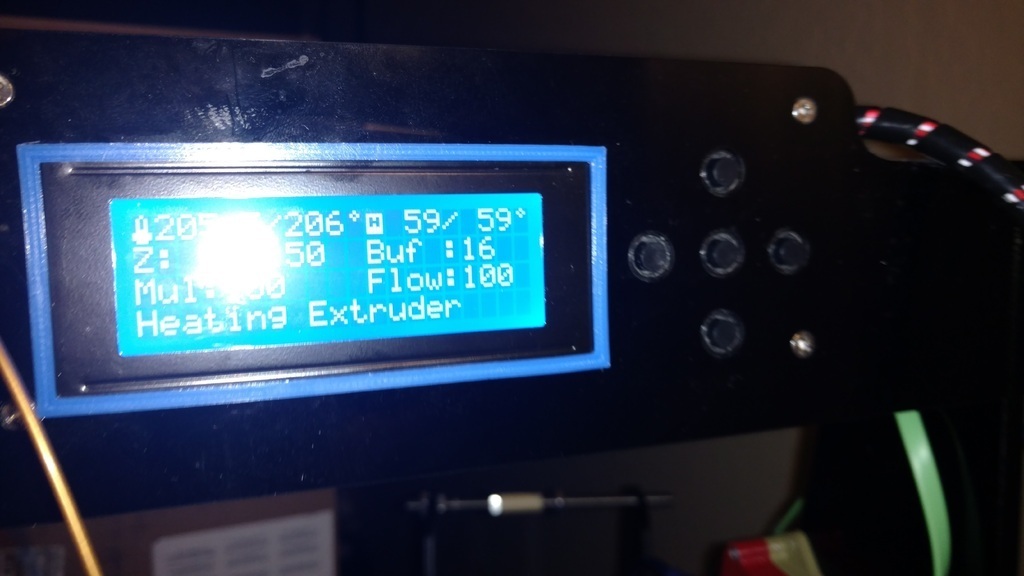 Free 3D file Anet A8 LCD Bezel for v1 & v2・Template to download and 3D print・Cults