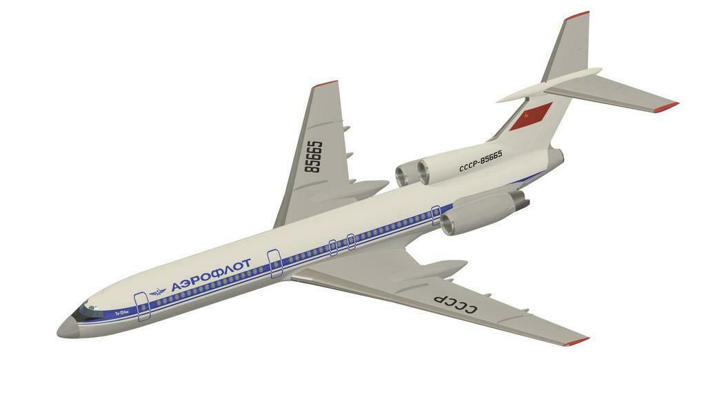 Free STL file Tu-154 🛩️・3D print model to download・Cults