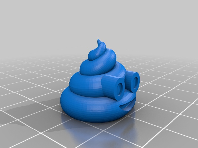 Fichier 3D gratuit Crayon Emoji Poop・Design à télécharger et à imprimer ...