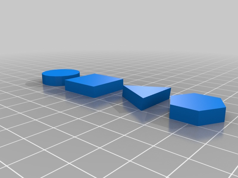 Free 3D file Shapes and Colors Puzzle・3D printer model to download・Cults