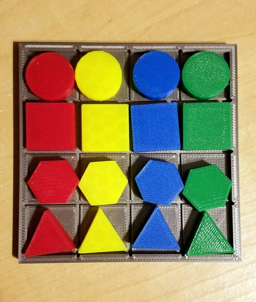 Free 3D file Shapes and Colors Puzzle・3D printer model to download・Cults