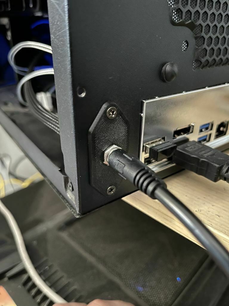 Free 3D file Node 304 pico psu plug frame holder・3D printable model to ...